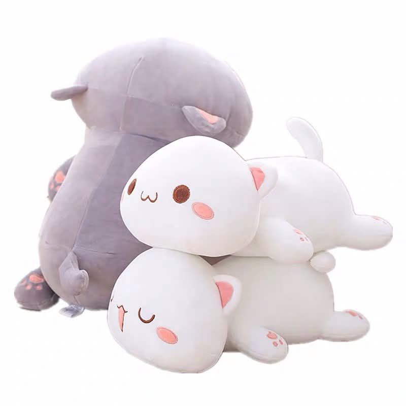 Jual boneka plush doll lying cat | Shopee Indonesia