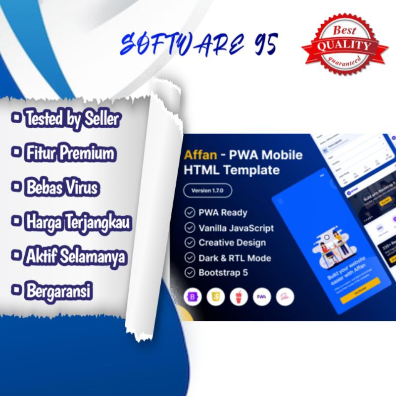 Jual Affan PWA Mobile HTML Template v1.6.0 - Template HTML | Shopee ...