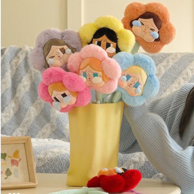 Jual CRYBABY Sad Club Series-Plush Flower 100% Original Pop Mart ...