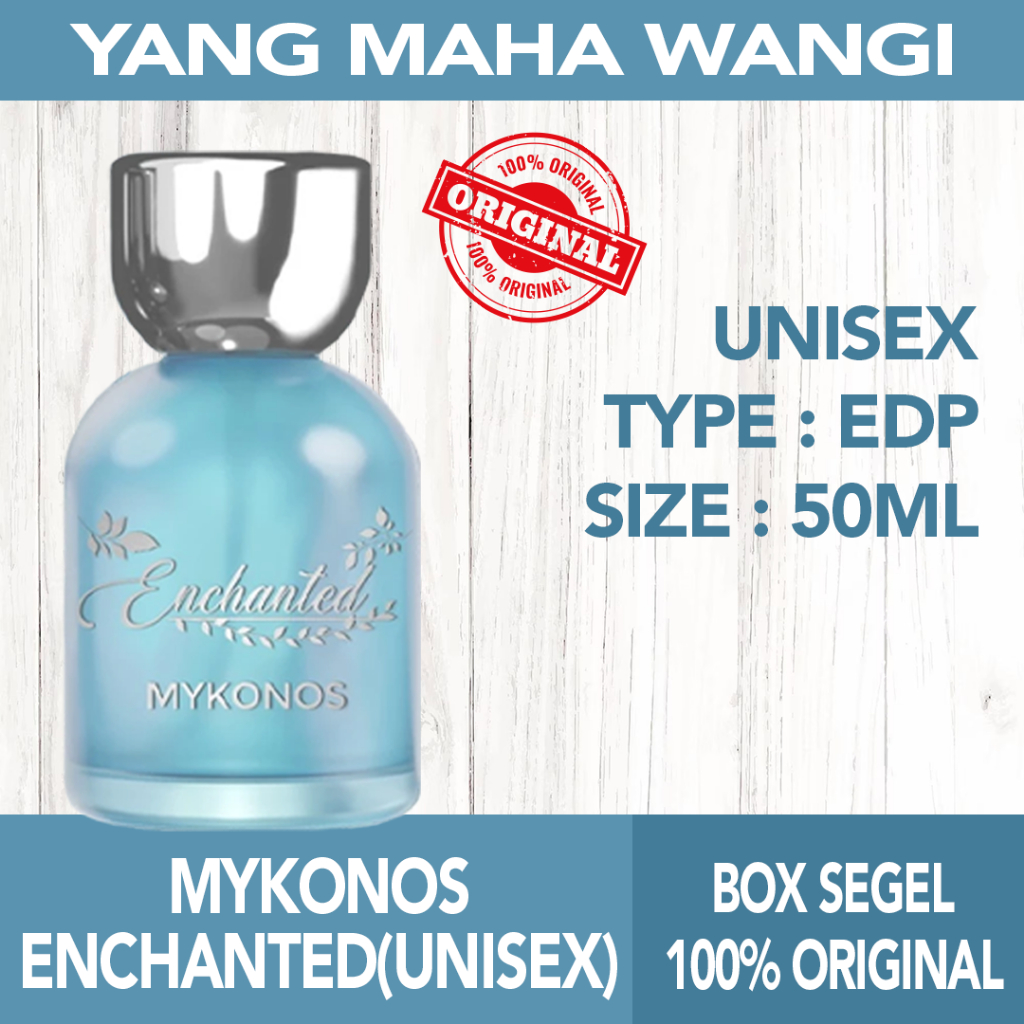 Jual PARFUM ORIGINAL MYKONOS ENCHANTED EXTRAIT DE PARFUM FOR WOMAN 50ML ...