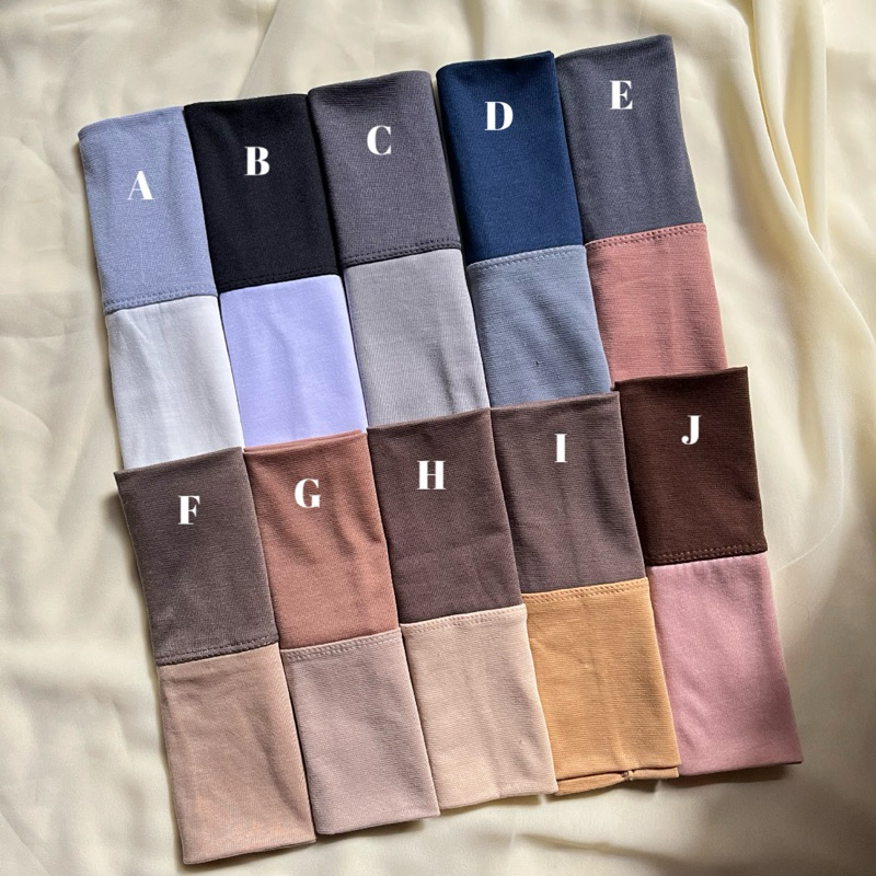 Jual CIPUT 2 WARNA/INNER KAOS 2 WARNA/CIPUT DALEMAN HIJAB/INNER 2 TONE ...