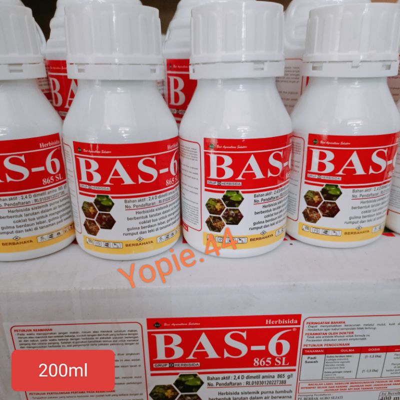 Jual herbisida bas 6 685 sl 200ml untuk tanaman padi | Shopee Indonesia