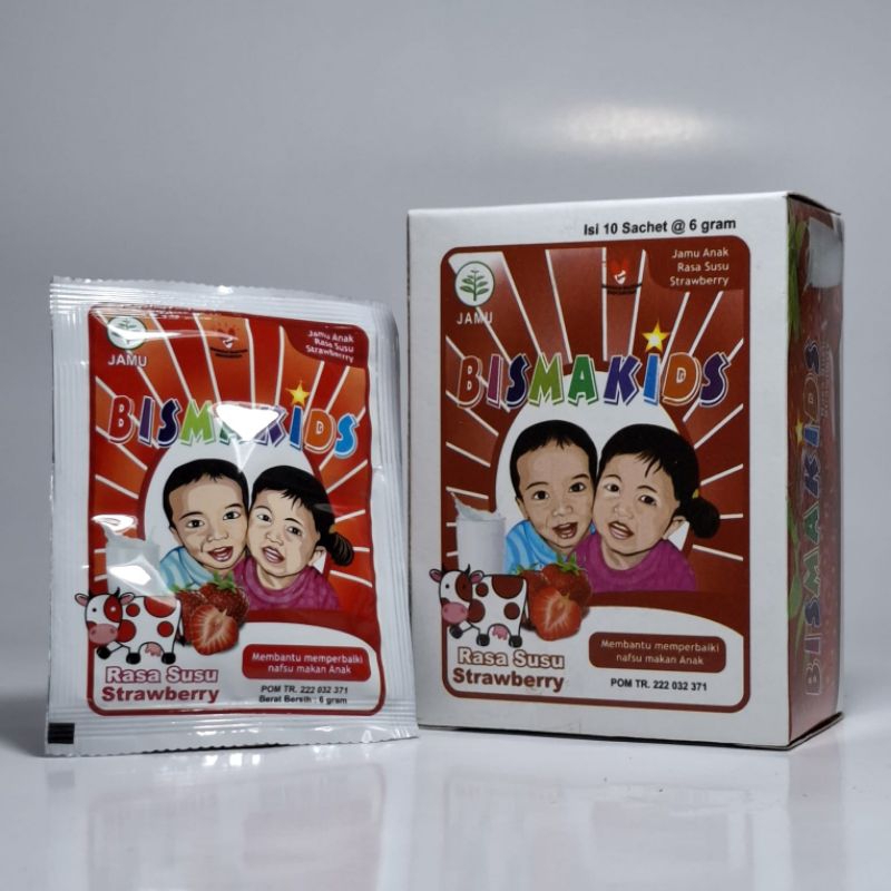 Jual Jamu Anak Bismakids rasa Susu Stroberi BELI 5 PACK LEBIH MURAH ...
