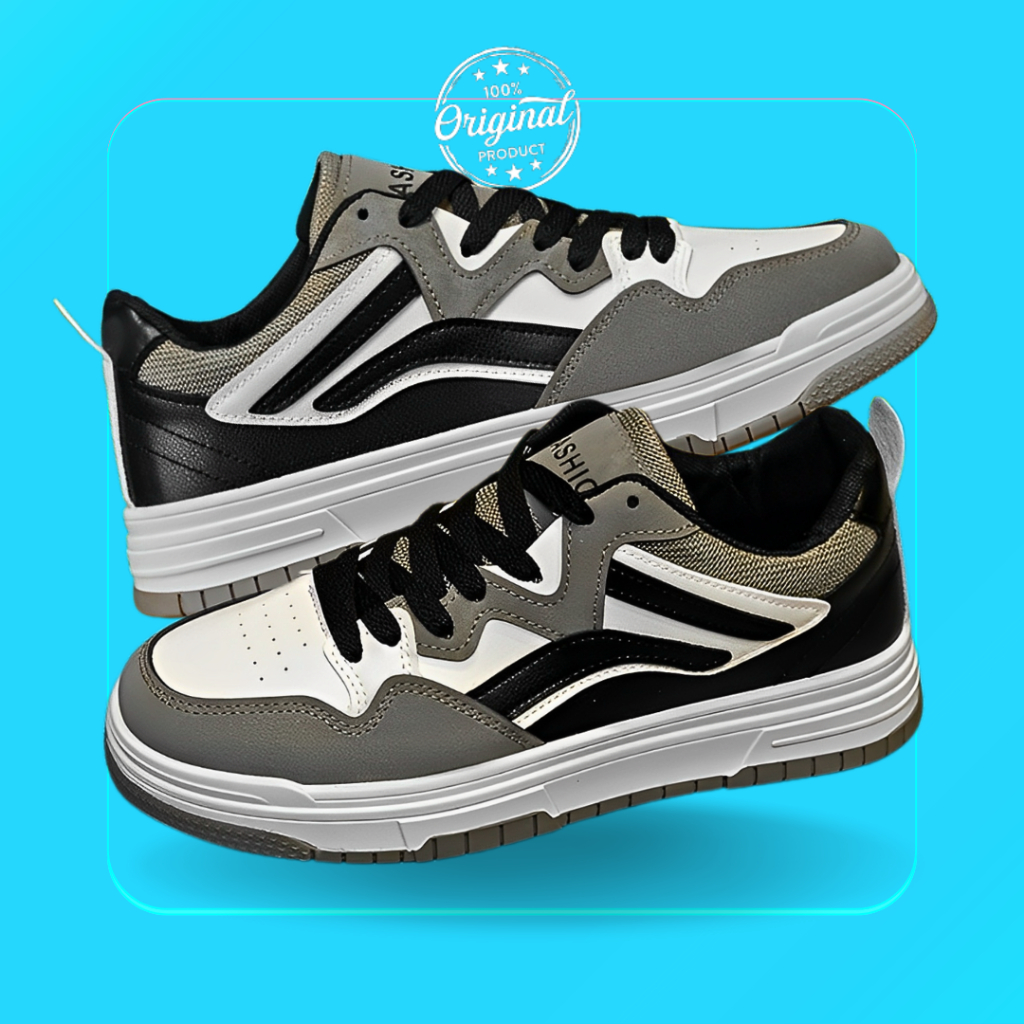 Jual Sneakers Pria L53 Sepatu Sneaker Shoes Pria Laki Laki Cowok ...