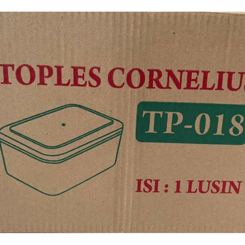 Jual Toples kotak, toples persegi 350gram, toples mika, toples persegi ...