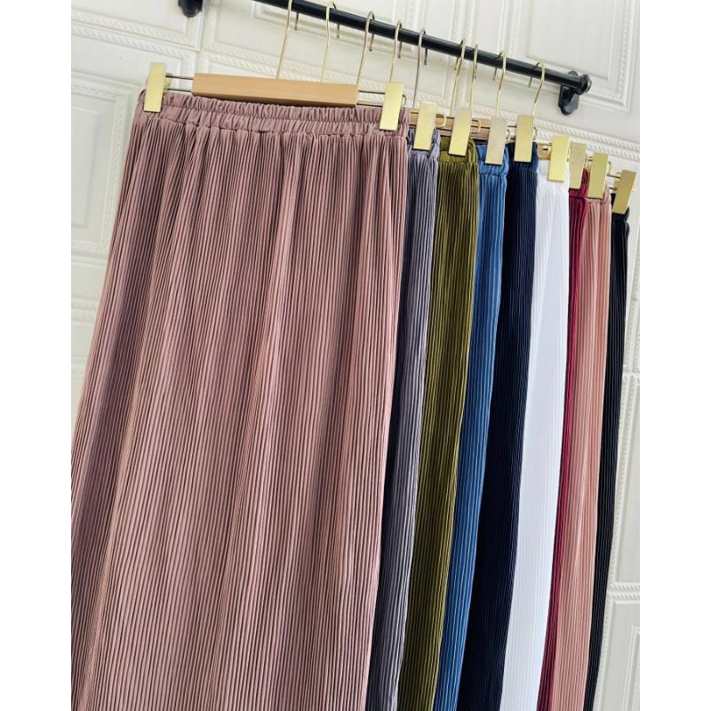Jual ROK PREMIUM SPAN LIDI / ROK SPAN PLISKET LIDI / ROK SPAN PLISKET / ROK SPAN KANTOR FORMAL ...