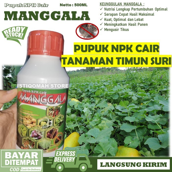 Jual Pupuk Ajaib Penyubur Akar Batang Daun dan Buah Timun Suri Super Lebat MANGGALA isi 500ML ...