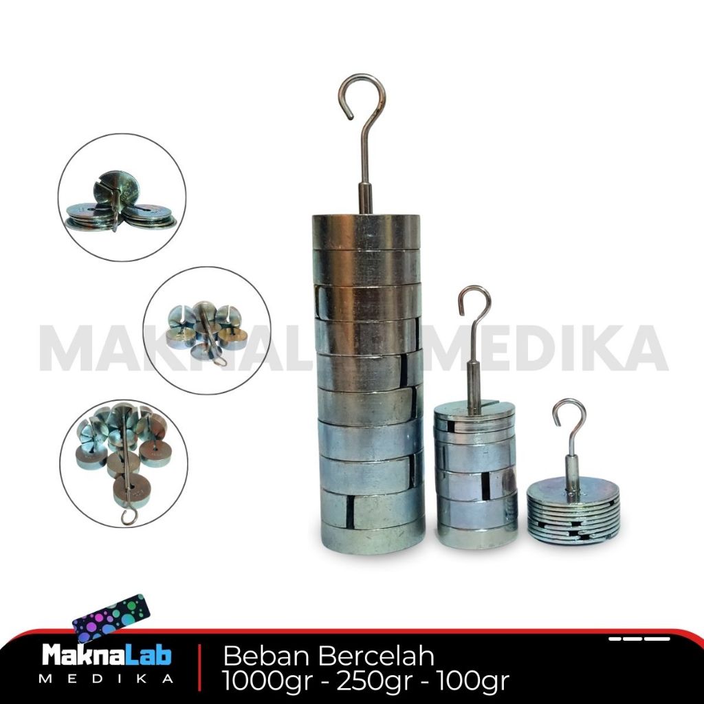 Jual Beban Bercelah Untuk Percobaan Fisika l Beban Bercelah dengan ...