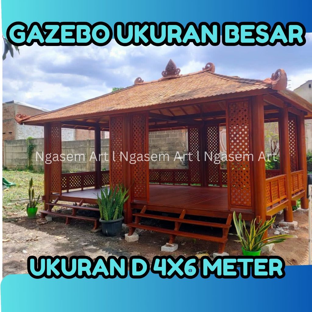 Jual GASEBO UKURAN 4X6 METER l JUAL GAZEBO BESAR | Shopee Indonesia