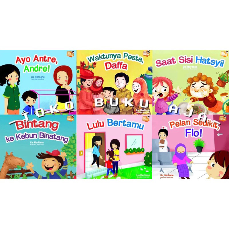 Jual Buku Cerita Anak Seri Aku Anak Santun; Lulu Bertamu, Ayo Antre ...