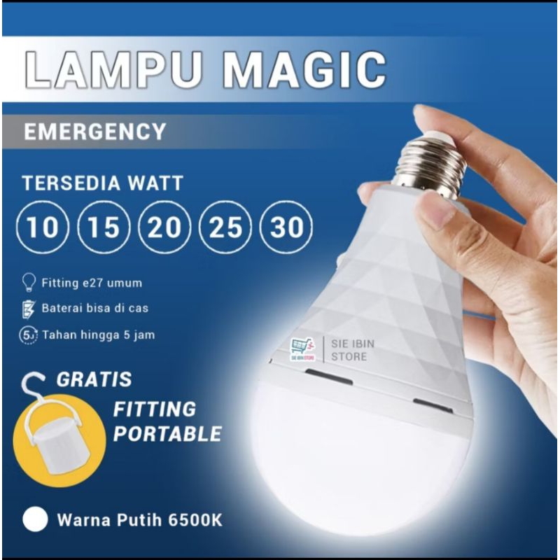 Jual Lampu Magic Emergency 10 Watt | Shopee Indonesia