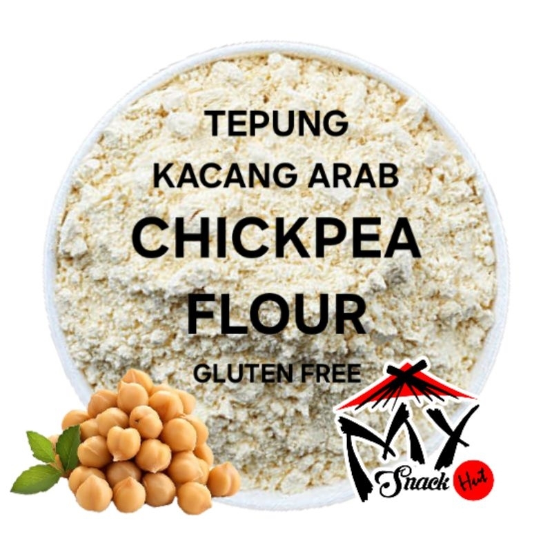 Jual CHICKPEA FLOUR 1KG TEPUNG KACANG ARAB HUMUS GARBANZO CHOLE CHANA ...