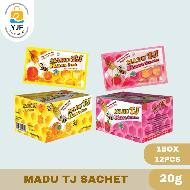 Jual Madu TJ Sachet BOX / Madu Asli Madu Pilihan madu untuk anak rasa ...