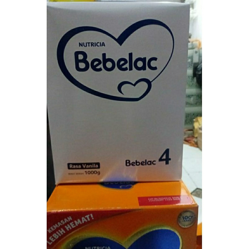 Jual Bebelac 4 Vanila 1000 gr g Box Putih Dus Putih | Shopee Indonesia