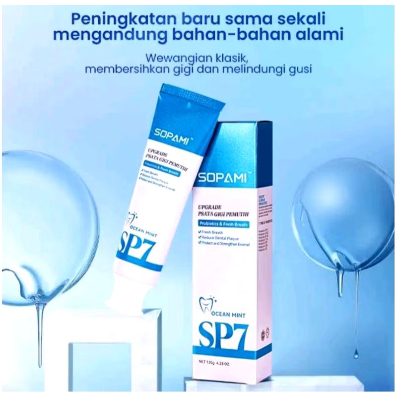 Jual SOPAMI SP7 Pasta Gigi Pembersih Plak Gigi & Perawatan Gusi Rasa ...