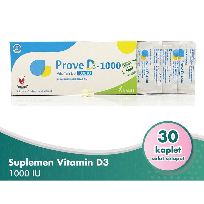Jual PROVE D3 Tablet - Vitamin D3 1000 IU | Shopee Indonesia