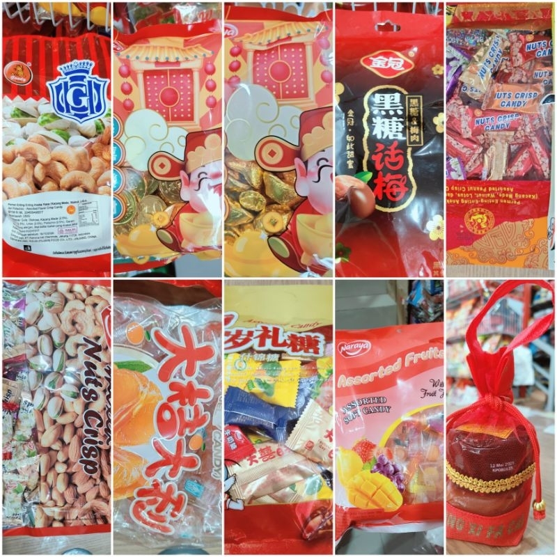 Jual Snack special Imlek - Kue Nian Go - Permen Jeruk etc | Shopee ...