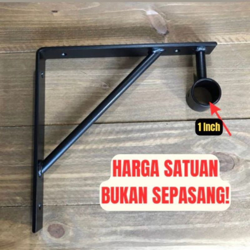 Jual Rak Besi Siku Ambalan Penyangga Gantungan Baju FREE Baud Fisher ...