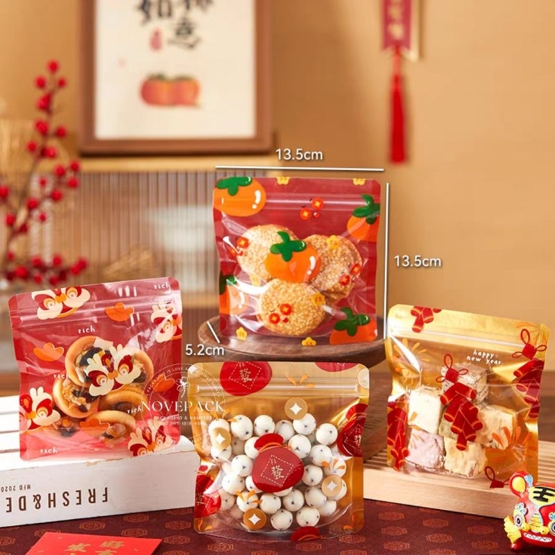Jual CHINESE NEW YEAR CANDY & SNACK BAG (ZIPLOCK) | Shopee Indonesia