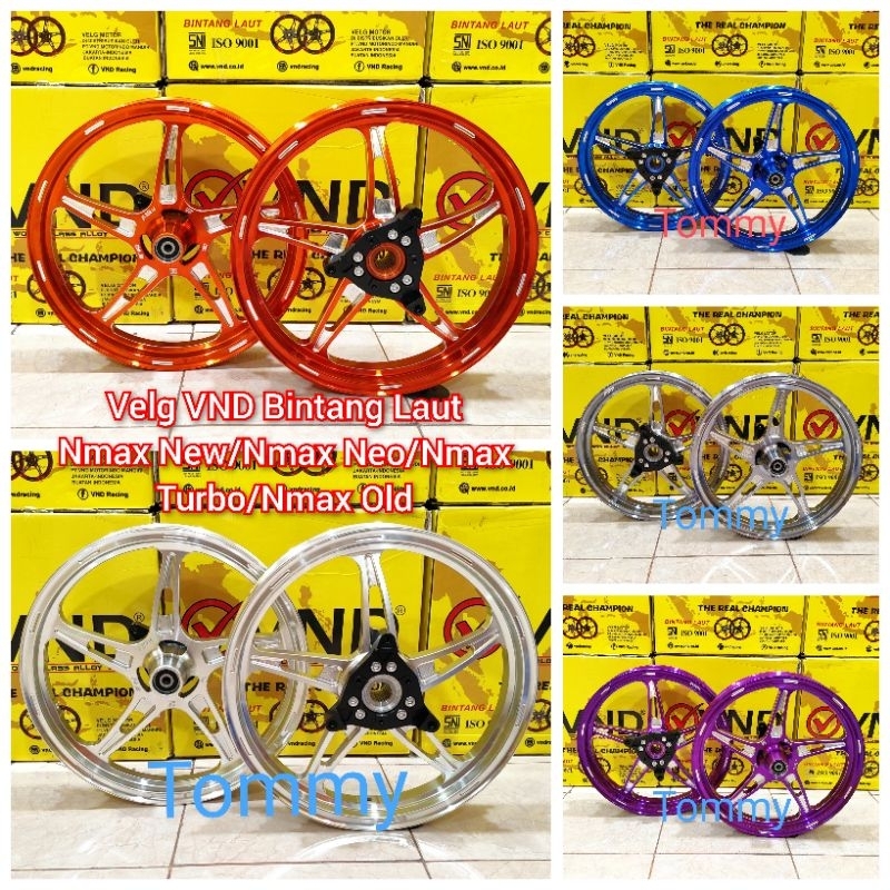 Jual Velg VND Bintang Laut Nmax New Nmax Turbo Nmax Neo Nmax Old lebar ...