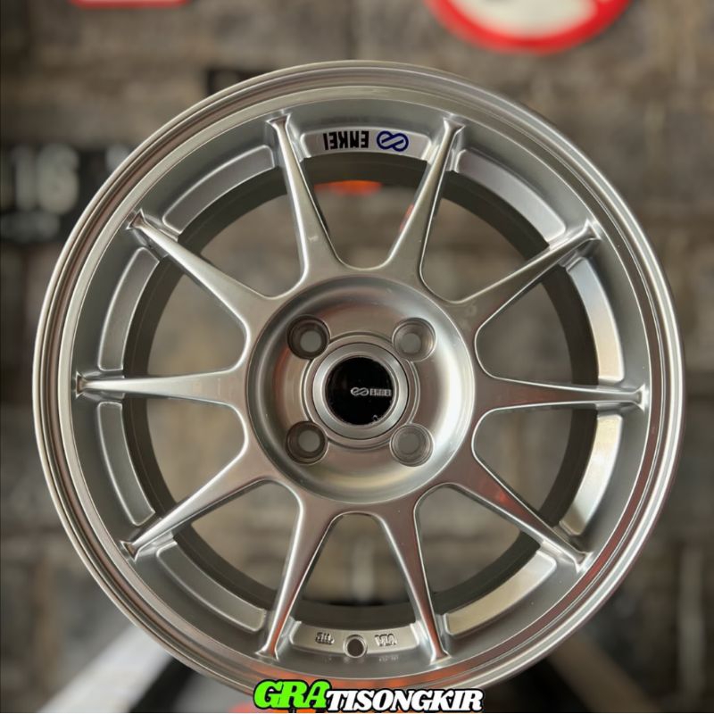 Jual velg racing mobil r15 ENKEI TARMAC PCD 4X100 LEBAR 6,5 velg mobil ring 15 velg mobil brio ...