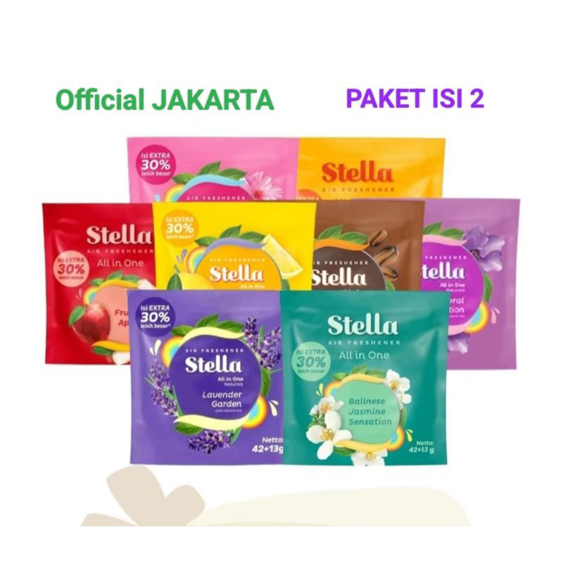 Jual [PAKET ISI 2] STELLA PENGHARUM Ruangan 42+13 GR TAHAN LAMA AWET ...