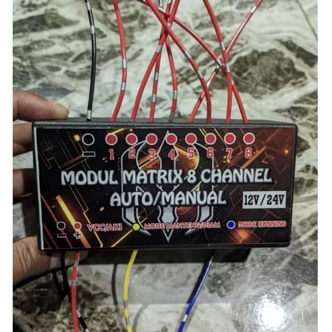 Jual Modul Matrix 8ch Cocok Untuk Lampu Tembak laser Biled 12/24 Volt | Shopee Indonesia