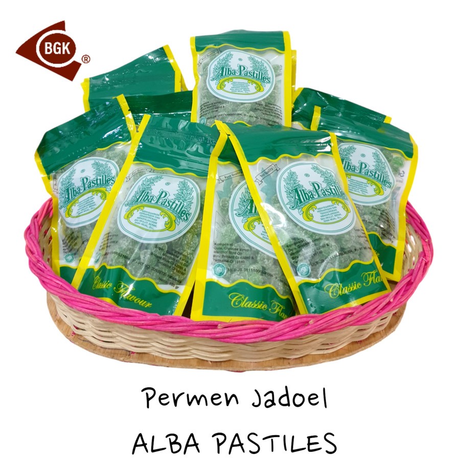 Jual Permen Mint / Permen Hijau Jadoel Alba Pastiles 100Gram | Shopee ...
