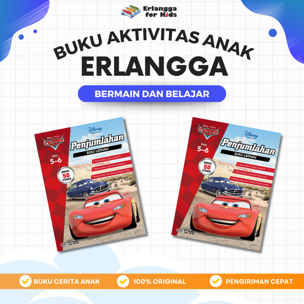 Jual [Erlangga Official] DISKON BUKU : BUKU AKTIVITAS ANAK : DISNEY ...