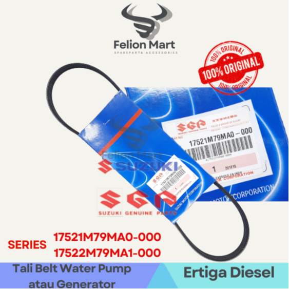 Jual Tali Belt Water Pump ( 4PK 855 ) atau Generator ( 6K 980 ) Suzuki Ertiga Diesel Ori ...