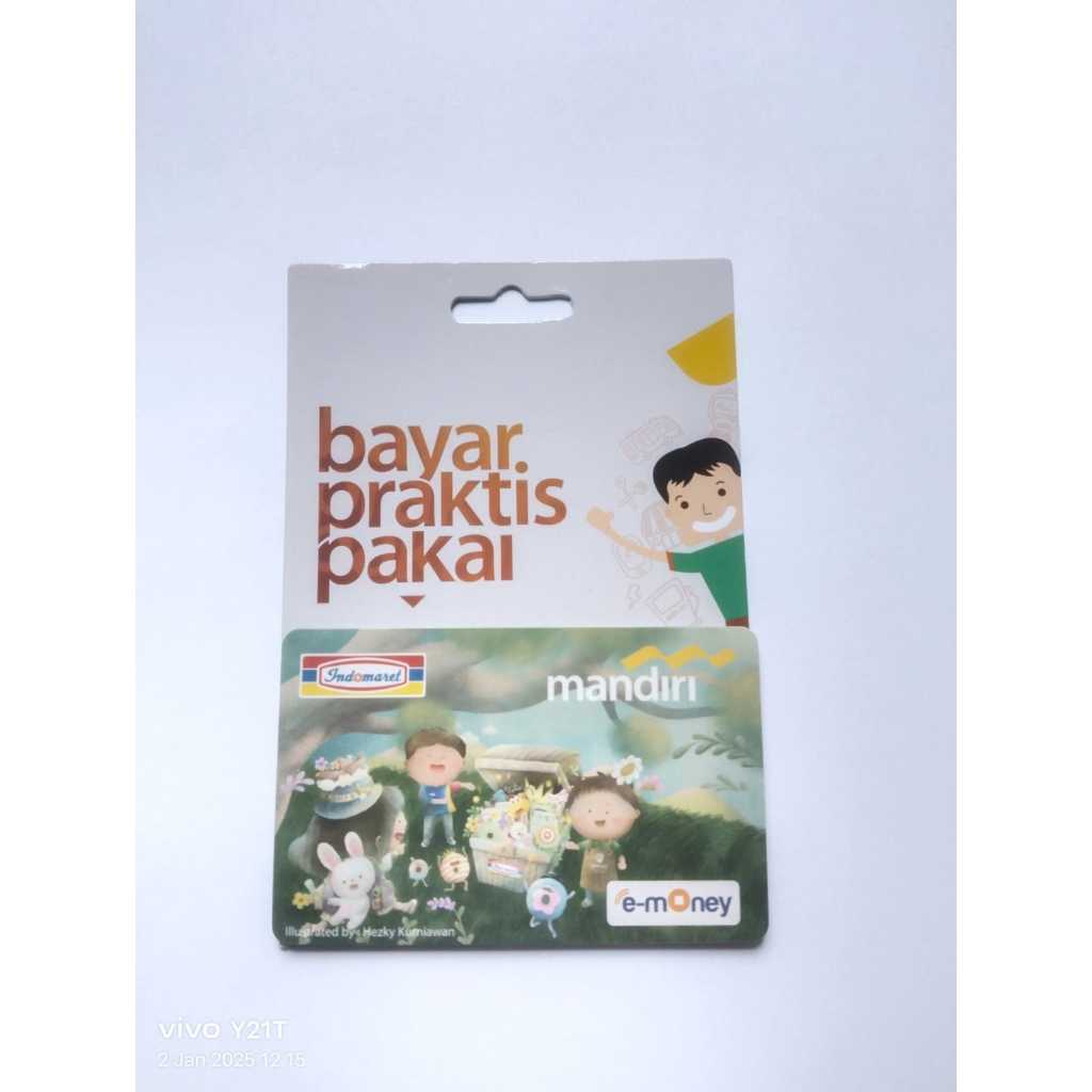 Jual EMONEY CARD MANDIRI ORIGINAL EDISI INDOMARET CARD NEGRI DONGENG ...