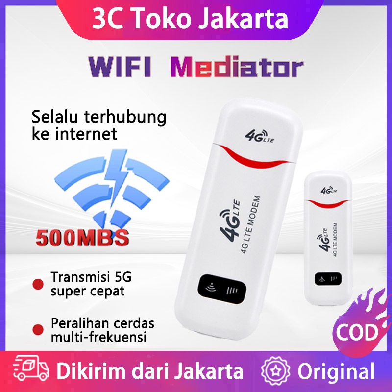 Jual 500 Mbps Peranti Menyokong Modem WIFI 4G LTE USB Mudah Alih ...