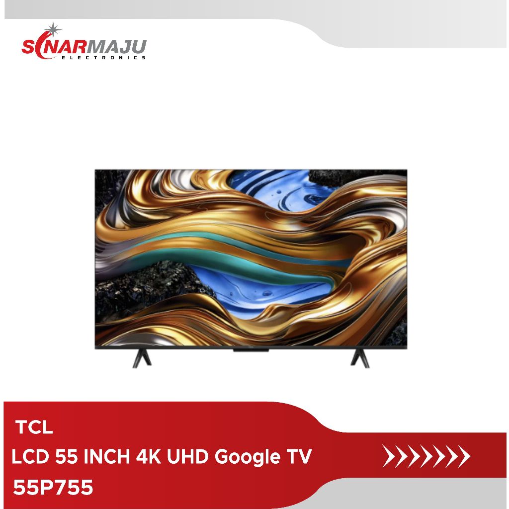 Jual Led TV 55 Inch TCL 4K UHD Google TV 55P755 | Shopee Indonesia