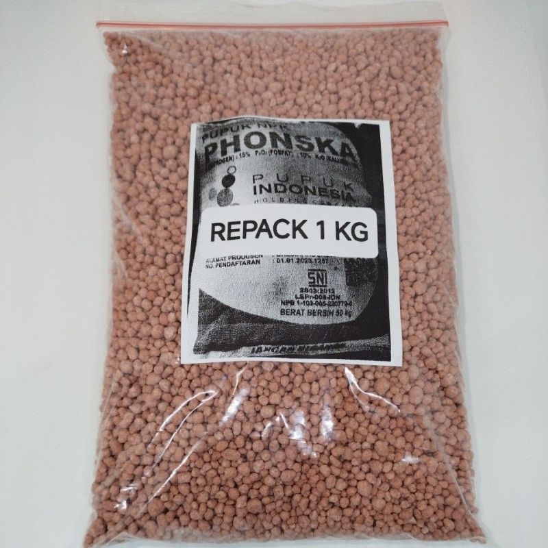 Jual Pupuk Phonska Subsidi 15-10-12 Isi 1 KG Kemasan REPACK Original ...
