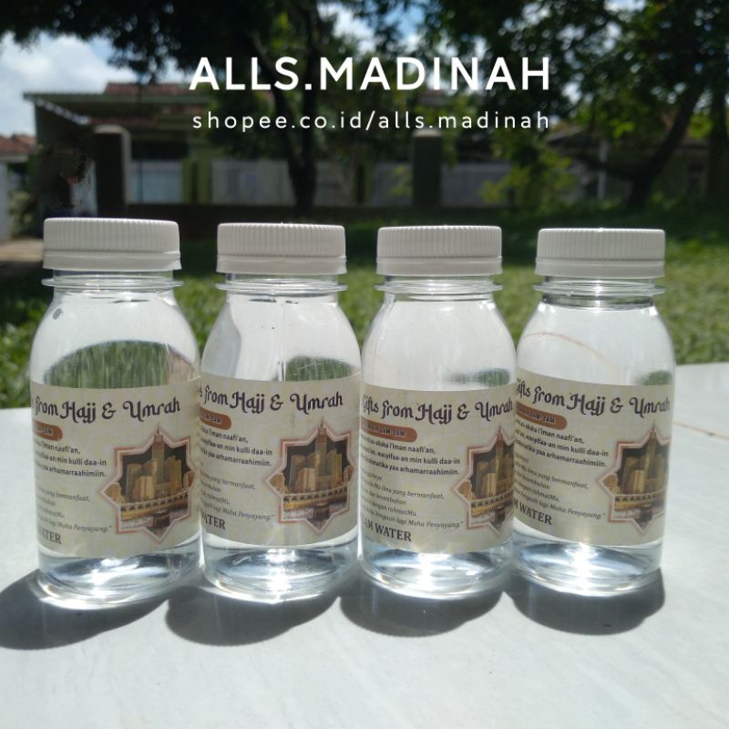 Jual Air Zam-Zam 80 ml Kemasan Botol Ori 100% | Shopee Indonesia