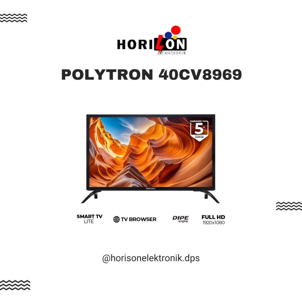 Jual LED SMART LITE TV POLYTRON 40 INCH PLD 40CV8969 | Shopee Indonesia