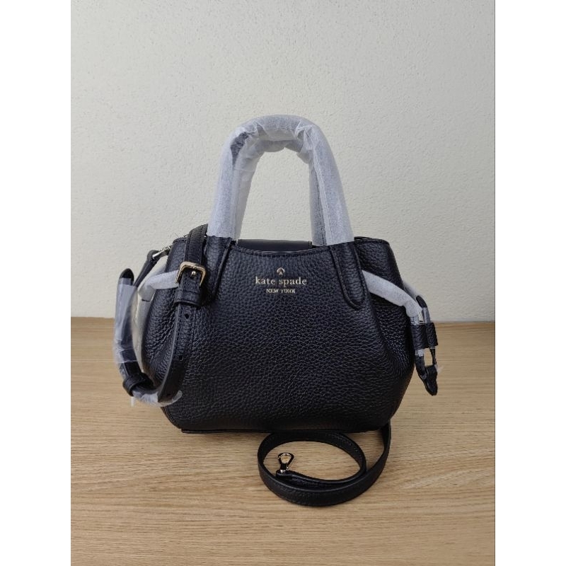 Jual KS Dumpling Mini Pabbled Leather Black | Shopee Indonesia