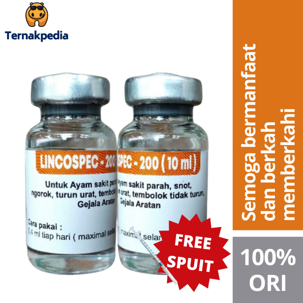 Jual Lincospec 200 - Lincospec 200 10 ml - Obat Ayam Sakit Apapun ...