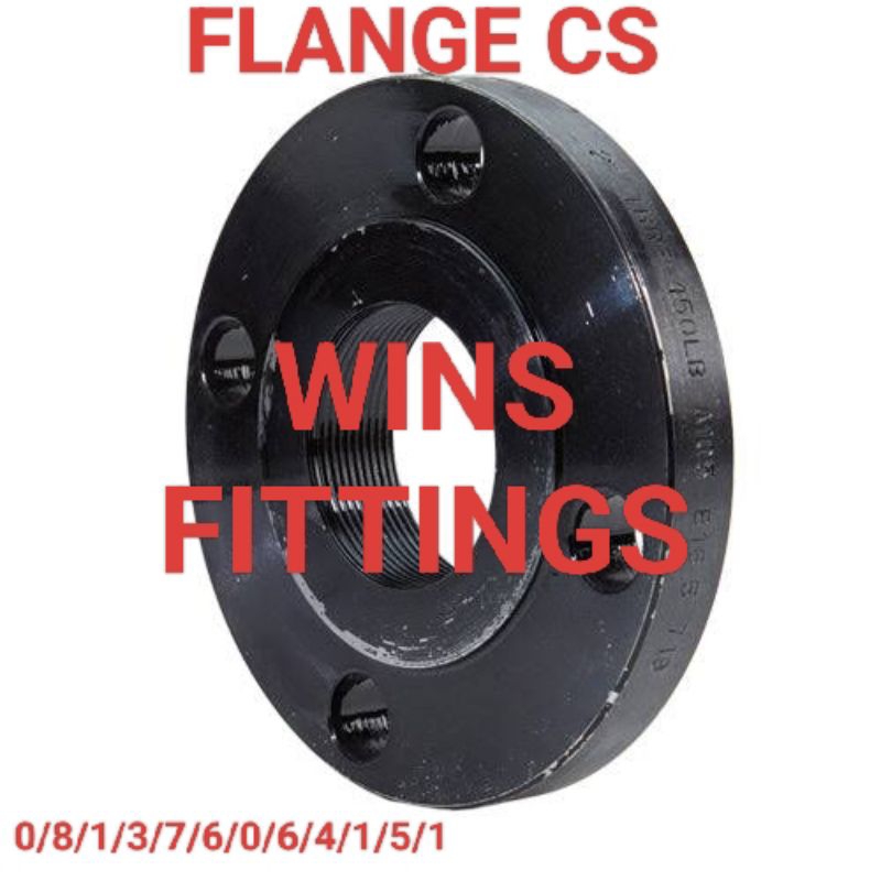 Jual FLANGE CS ANSI 150 2" THREAD A105 DRAT NPT SO RF 2 inch CARBON ...