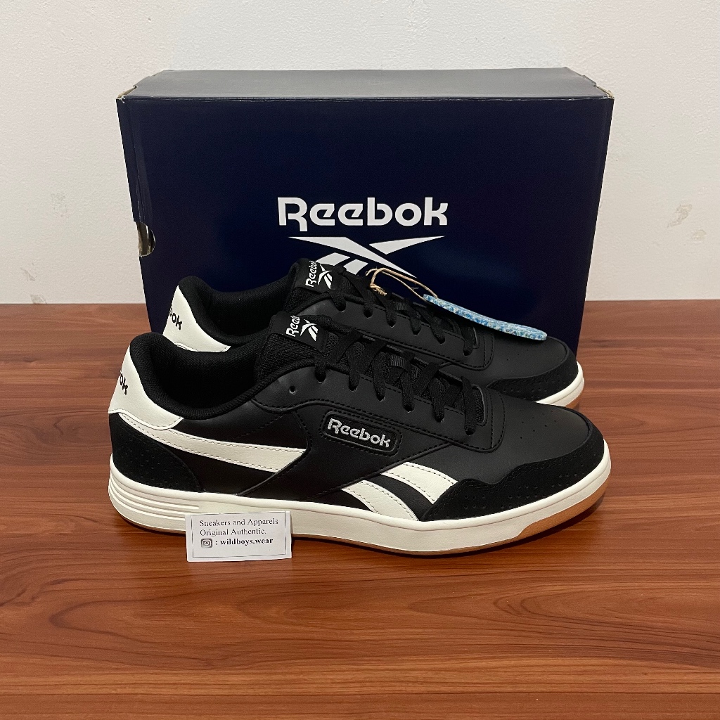 Jual (BEST SELLER) Sepatu Pria Reebok Court Advance Lifestyle Black ...
