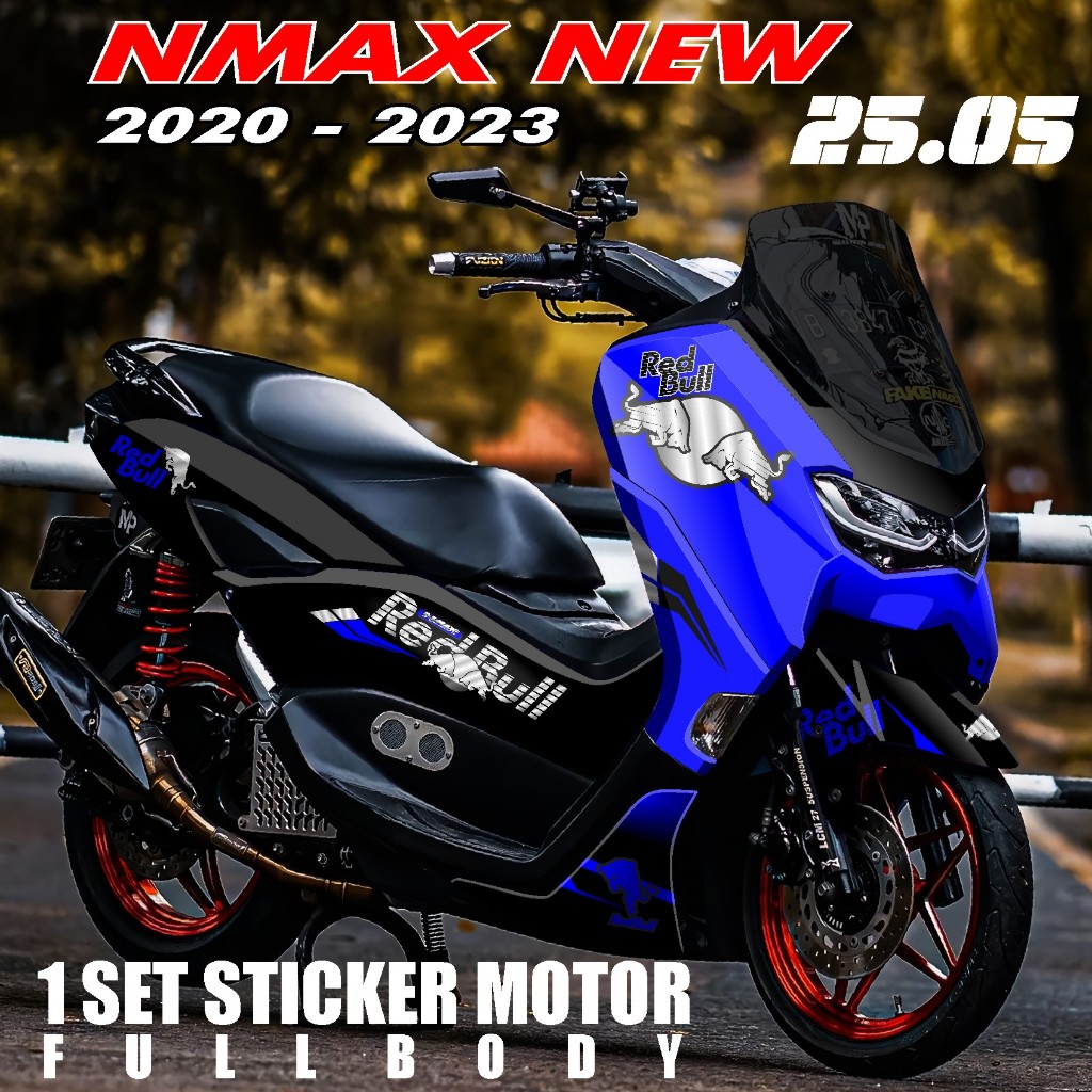 Jual COD DECAL TERBARU NMAX NEW FULL BODY NEW DESIGN GRADASI STICKER ...