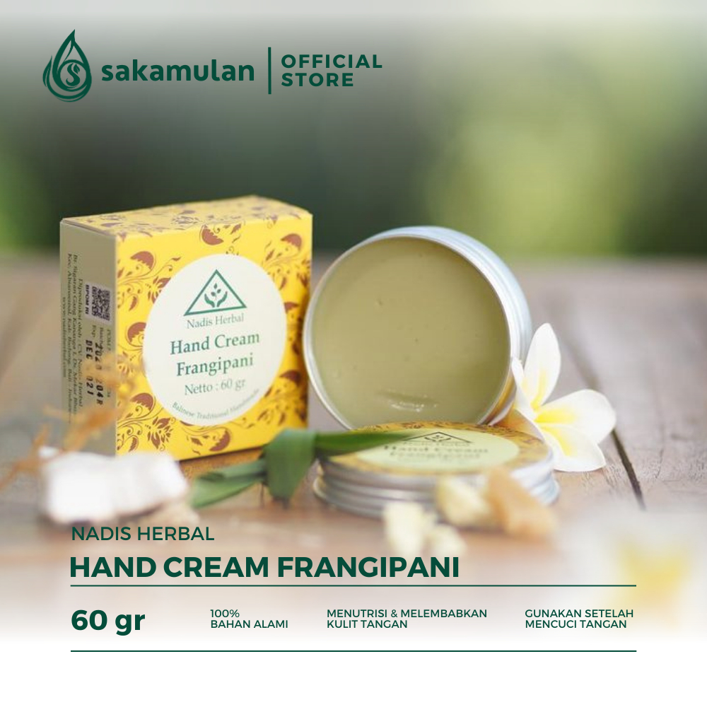 Jual Nadis Herbal Hand Cream Frangipani 60 gr | Shopee Indonesia