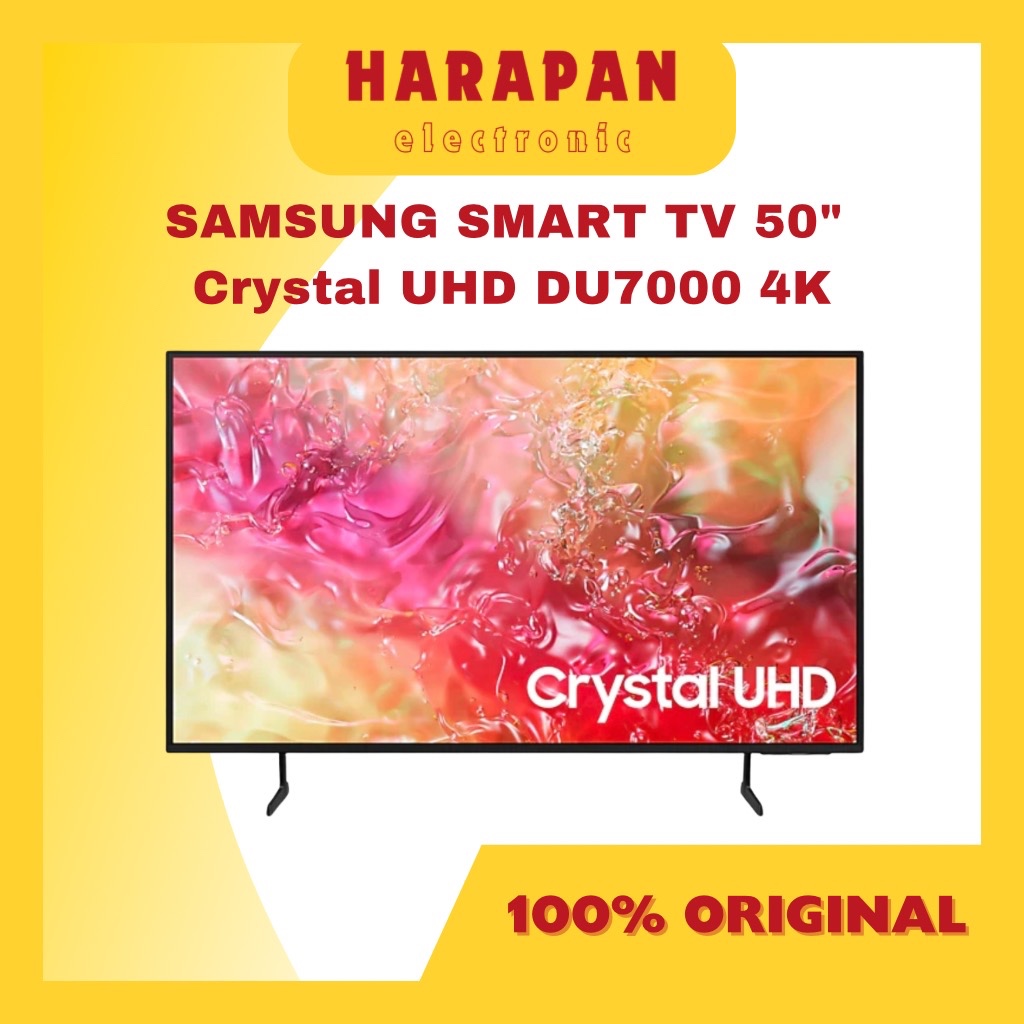 Jual SAMSUNG SMART TV 50 INCH Crystal UHD DU7000 4K GARANSI RESMI 50INCH | Shopee Indonesia