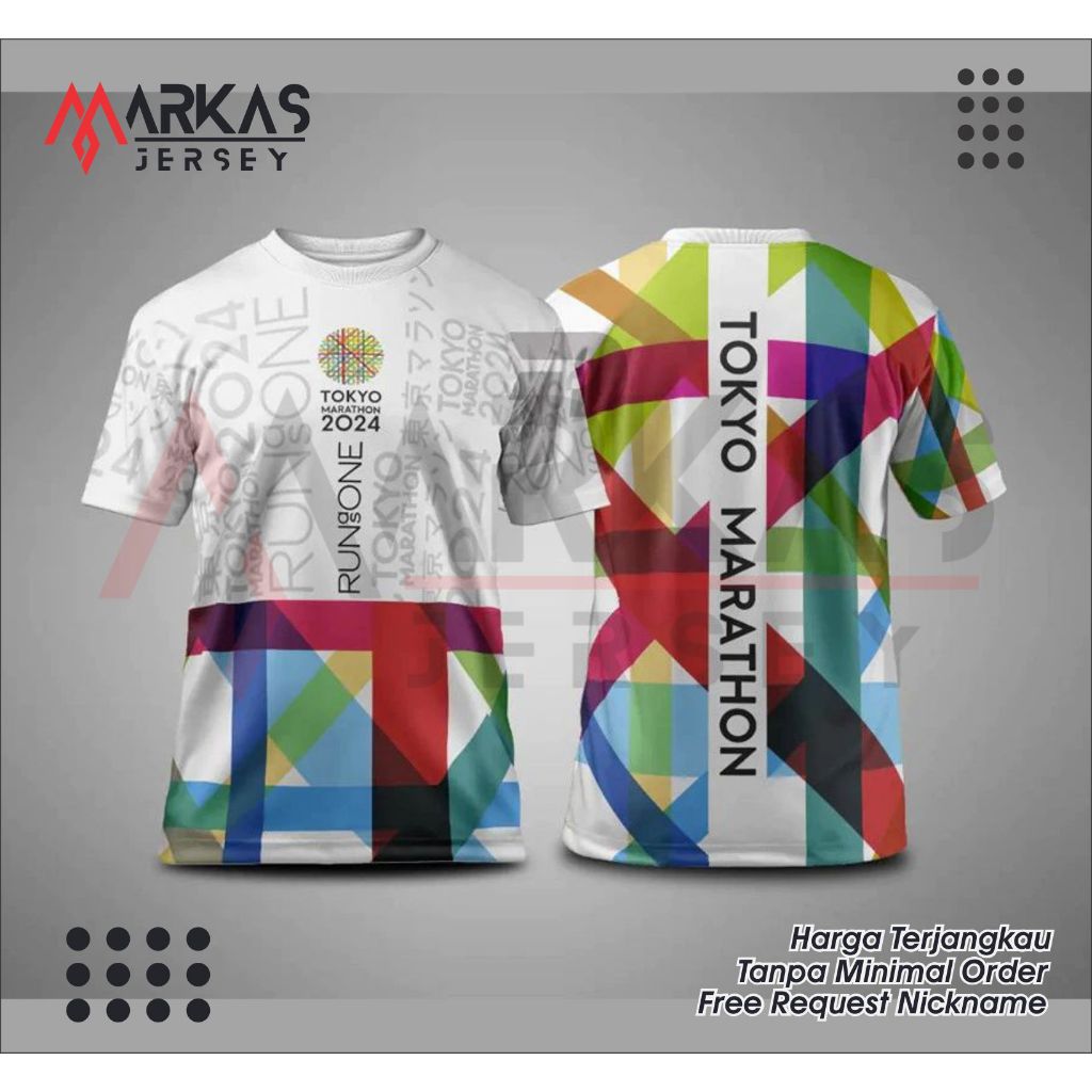 Jual JERSEY BAJU KAOS TOKYO MARATHON NEW 2024 FULLPRINTING FREE REQUEST NICKNAME | Shopee Indonesia