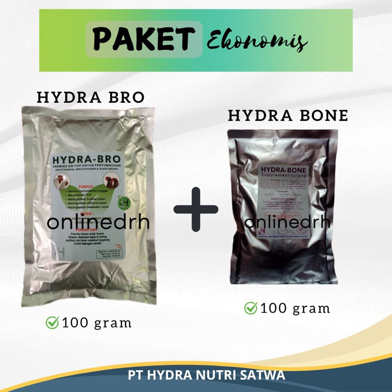 Jual HYDRA BRO dan HYDRABONE Repack PAKET Ekonomis Pemacu Pertumbuhan ...