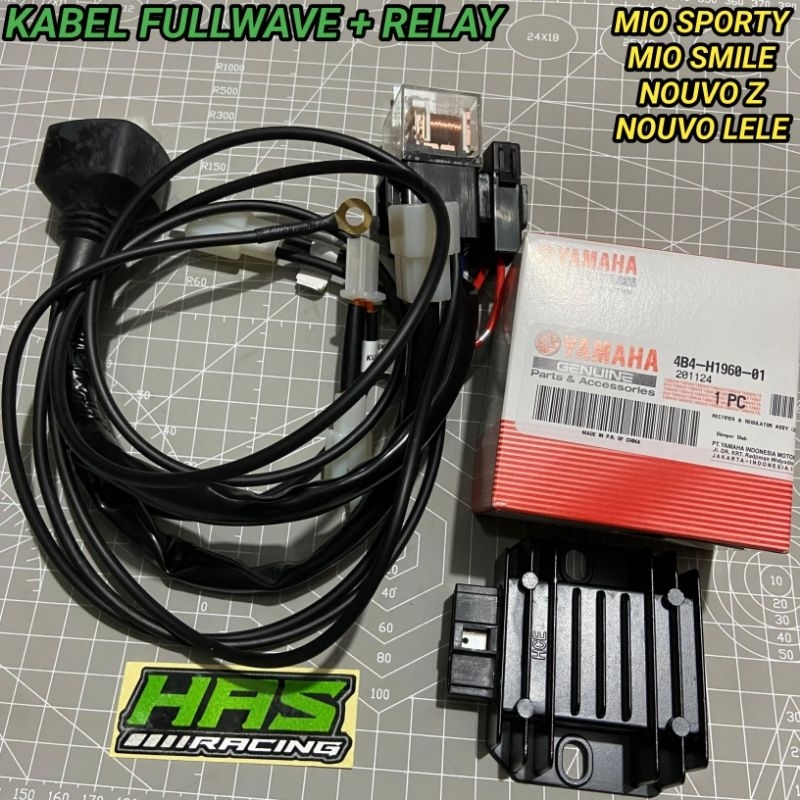 Jual Kabel Fullwave Kit Dc Plus Relay MIO SPORTY SMILE SOUL NOUVO Z ...