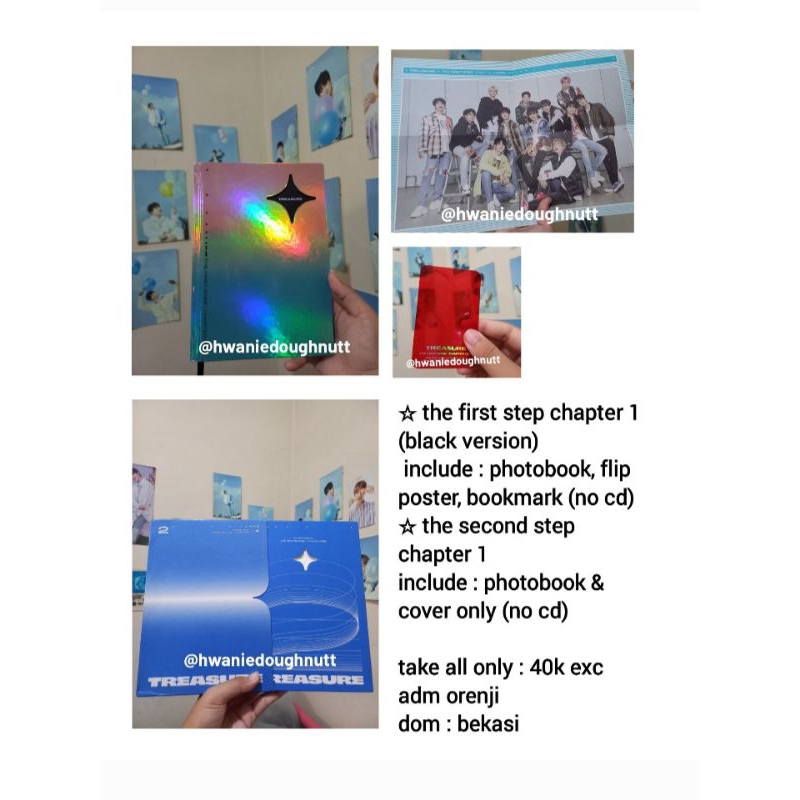 Jual BACA DESKRIPSI DULU | jual album only treasure the first step chapter 1 & the second step ...