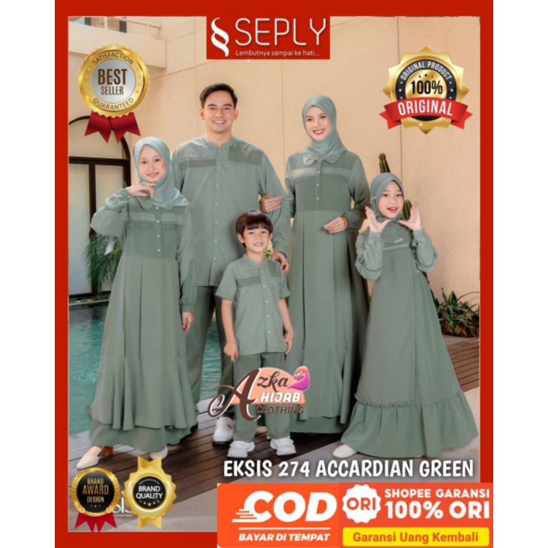 Jual SARIMBIT EKSIS 274 ACCARDIAN GREEN SEPLY ORIGINAL / BAJU COUPLE ...