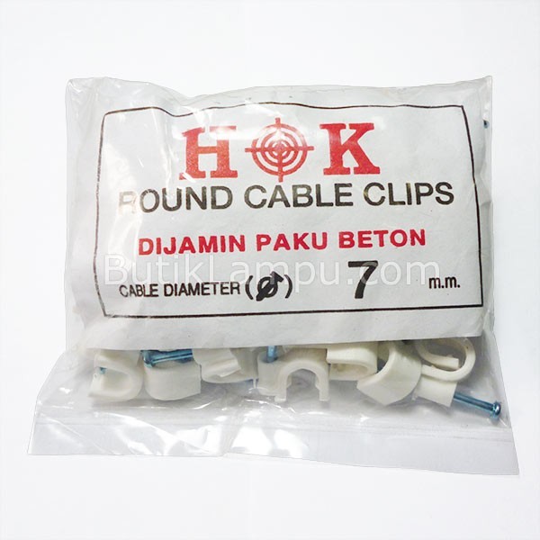 Jual Klem Kabel Beton No 7 Paku Beton Asli | Shopee Indonesia