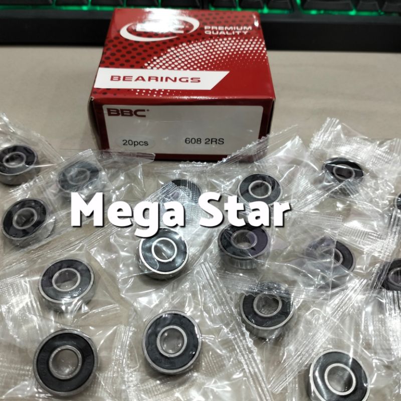 Jual BEARING 608 2RS ( tutup karet ) BBC ASLI | Shopee Indonesia